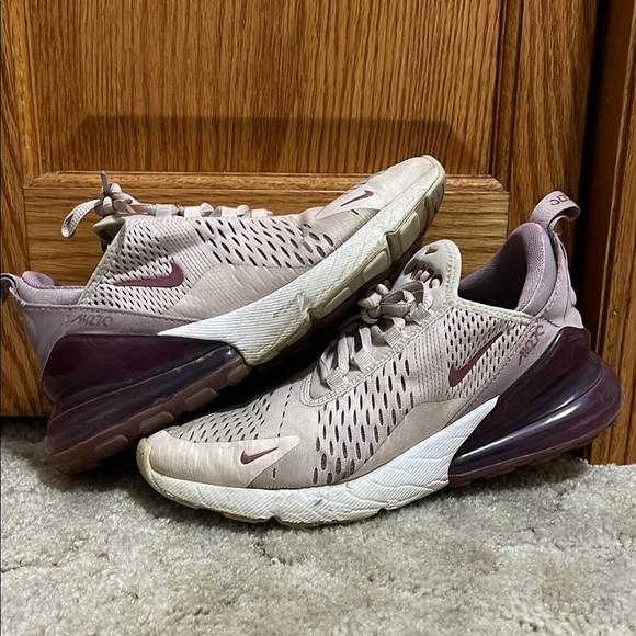 Nike | Shoes | Nike Air Max 27 Light Purplemaroon Sneakers | Poshmark